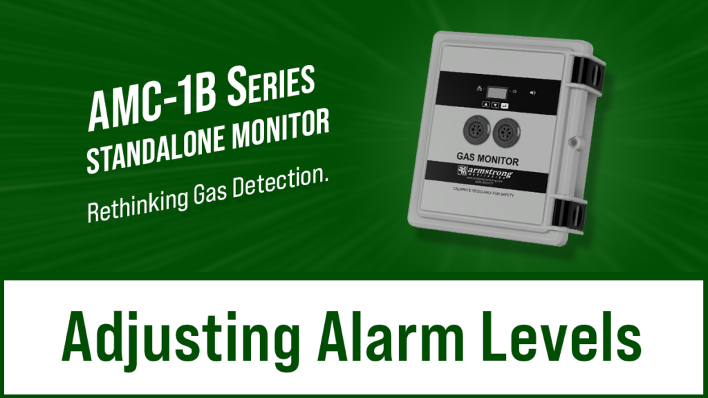 Adjusting Alarm Levels - Armstrong Monitoring