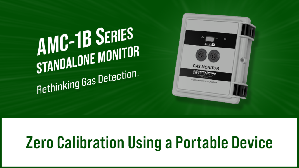 Zero Calibration Using A Portable Device Armstrong Monitoring